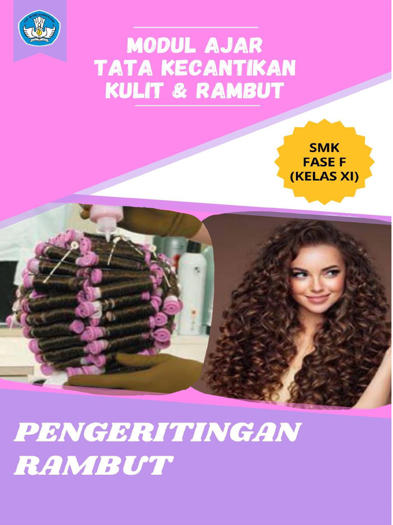 Modul Ajar Pengeritingan Rambut - Catherine | PDF