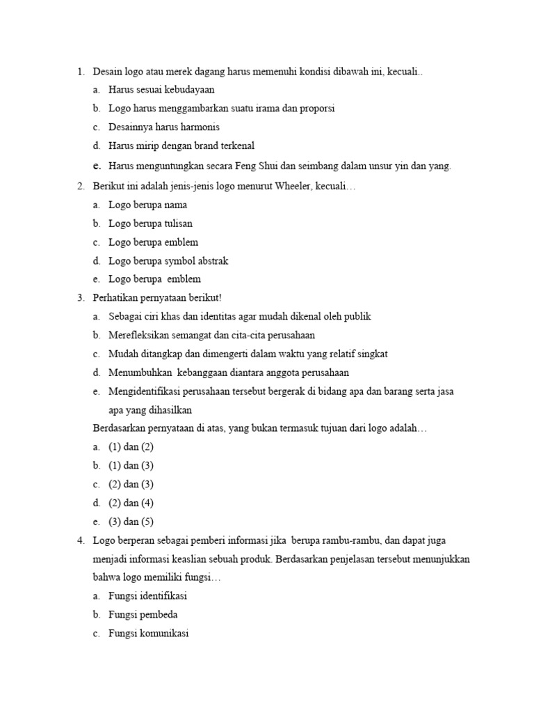 Asesmen Logo | PDF | Bisnis | Seni