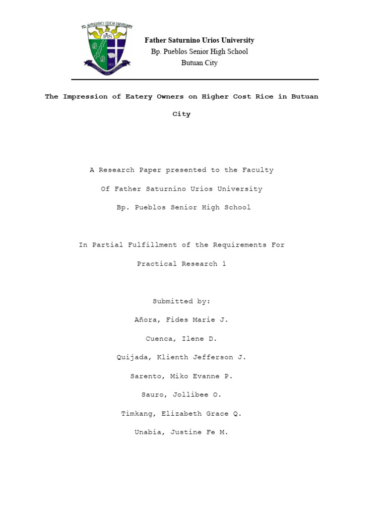 PR Chapter 1 2 2 | PDF | Rice | Cost Of Living