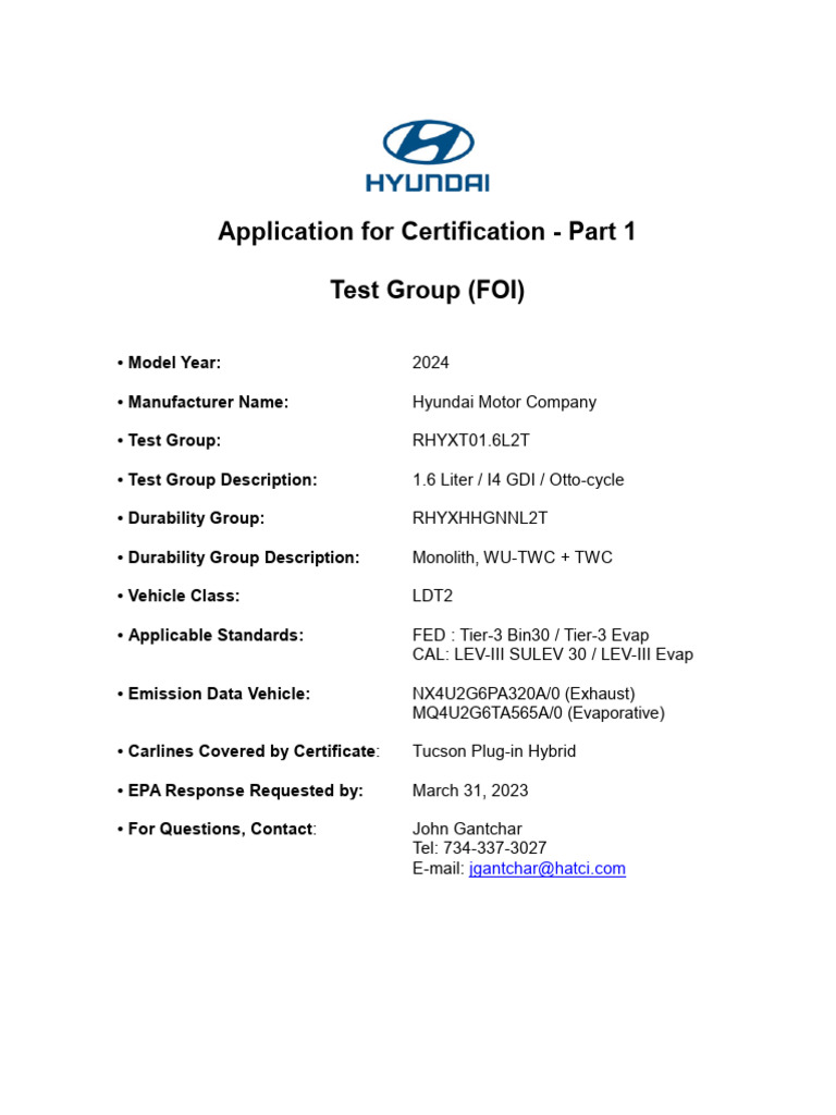 2024 Hyundai Tucson Plug-in Hybrid Cert | PDF | Hybrid Vehicle | Plug ...