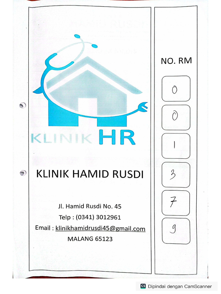Rekam Medis Rujukan Internal Klinik Hamid Rusdi | PDF