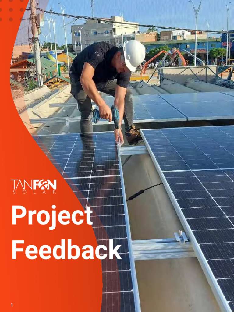 Tanfon Solar Project | PDF | Solar Power | Solar Panel