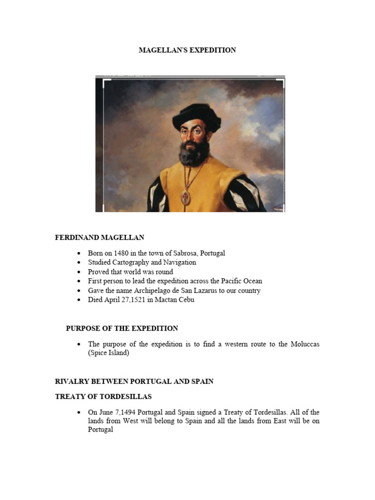 Magellans Expedition | PDF | Age Of Discovery | Spanish Empire