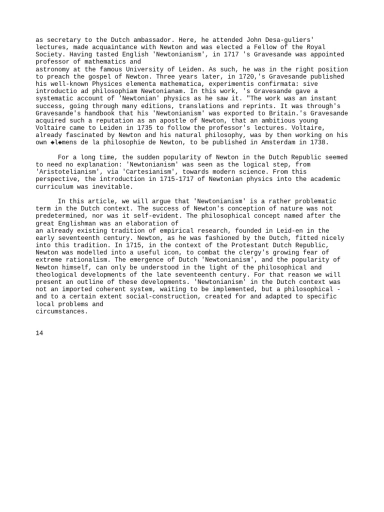 14 | PDF | Isaac Newton | Physics