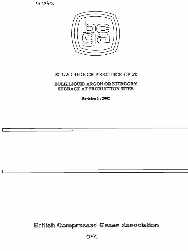 BCGA 2002 Code of Practice CP 22 Bulk Liquid Argon or Nitrogen Storage ...