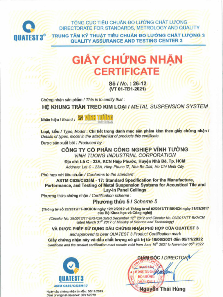 Khung Vĩnh Tư NG | PDF