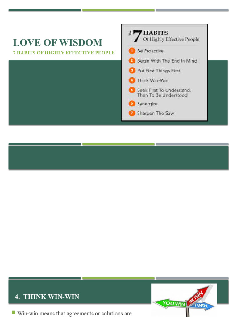 Win-Win Principles for Effective Communication | PDF | Empathy ...