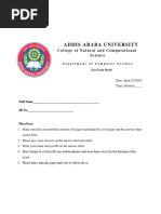 Computer Science Exit Exam | PDF | Computer Programming | Computing