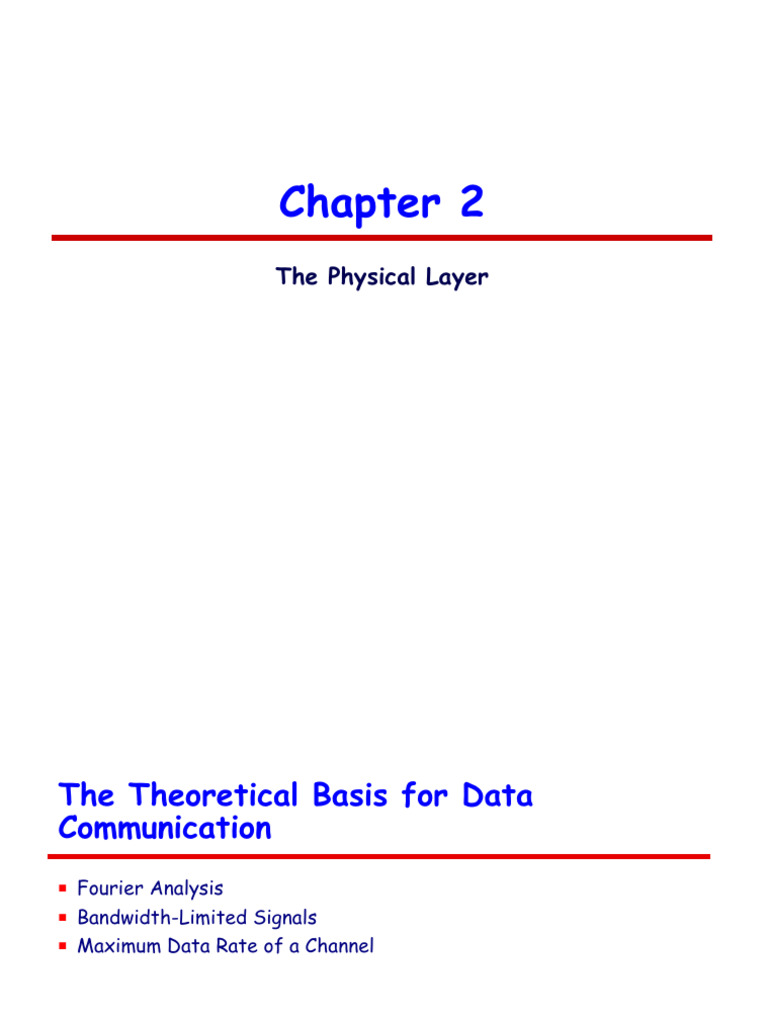 The Physical Layer | PDF | Optical Fiber | Optics