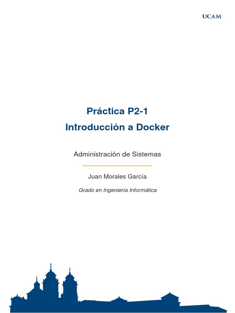 P2-1 - Contenedores Docker | PDF | Software utilitario | Software del sistema