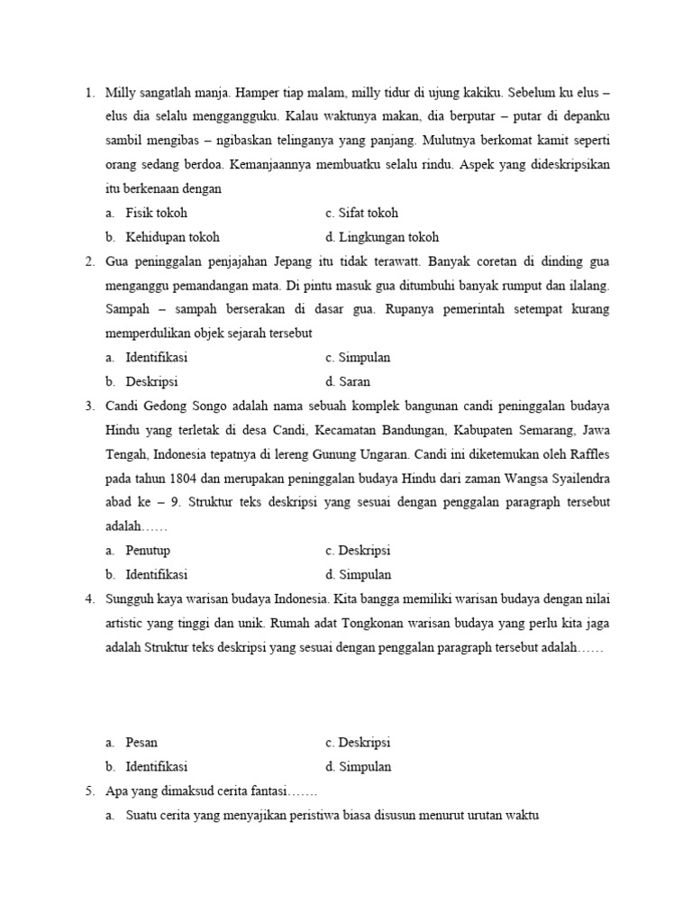 Kisi Kisi Bind | PDF