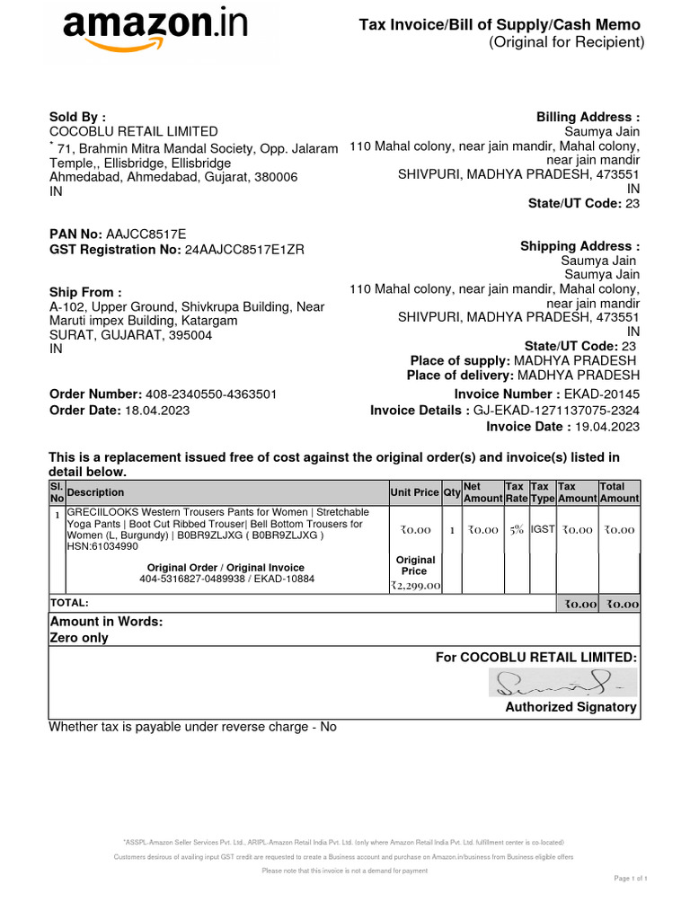 Invoice | PDF | Invoice | Taxes