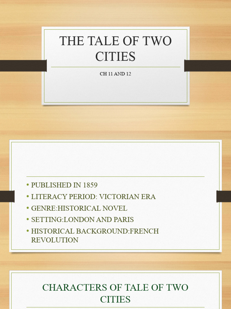 The Tale of Two Cities | PDF | A Tale Of Two Cities | Novels About ...