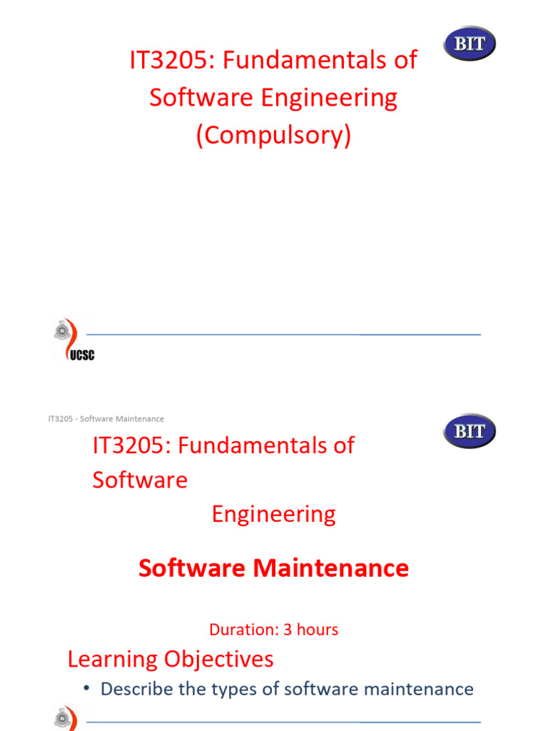 Software Engineering 4 Maintenance Management PDF | PDF | Risk | Risk ...