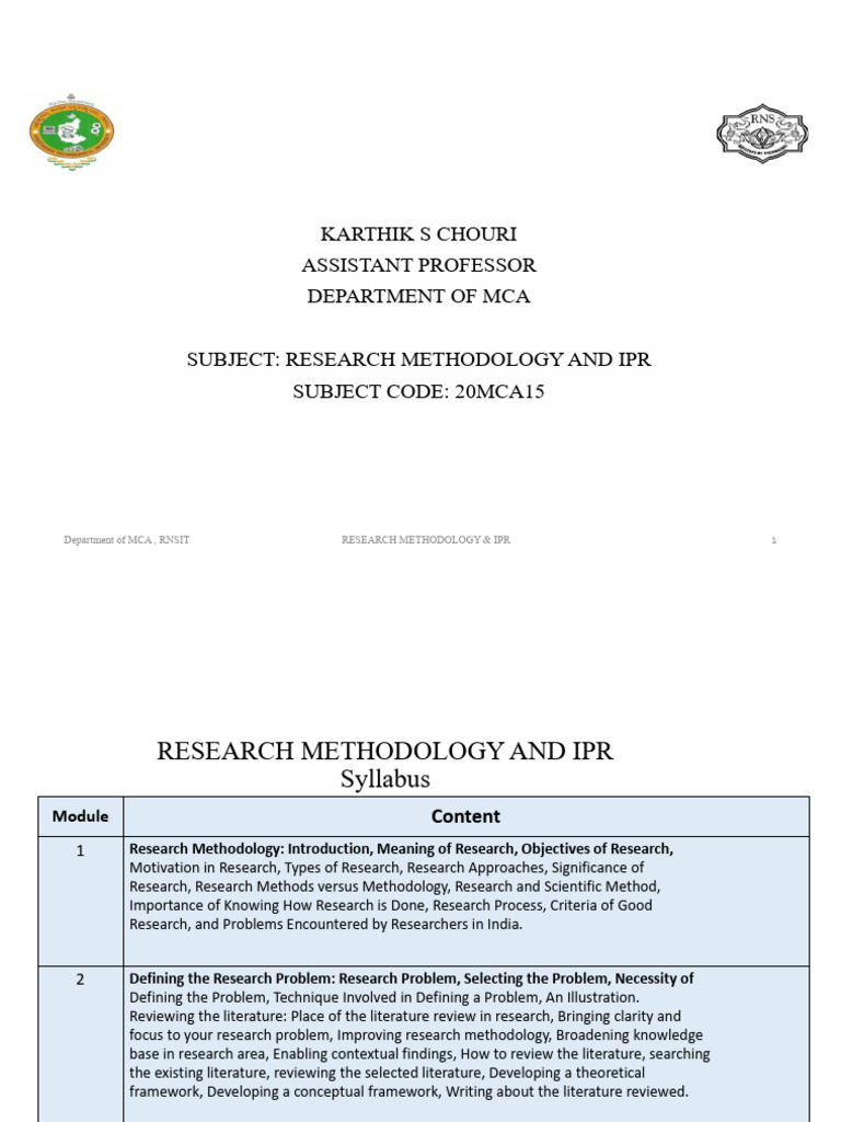 RM Ipr | PDF | Scientific Method | Methodology RM Ipr | PDF | Scientific Method | Methodology