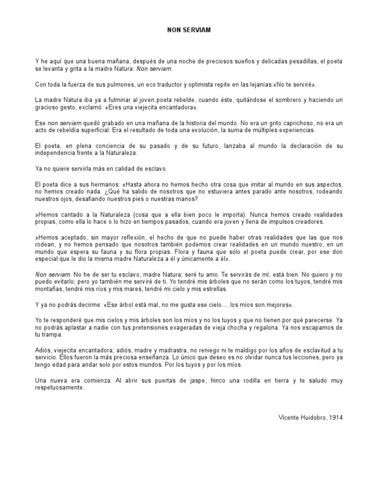 Non Serviam | PDF