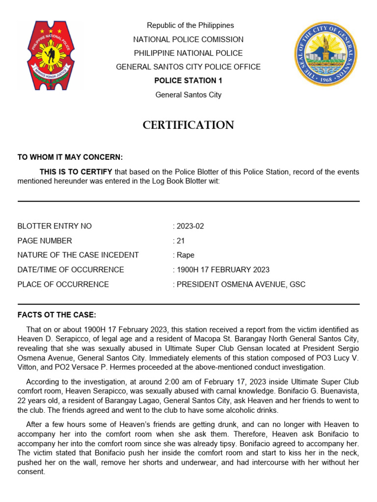 FNL Report | PDF | Rape | Sex Crimes FNL Report | PDF | Rape | Sex Crimes