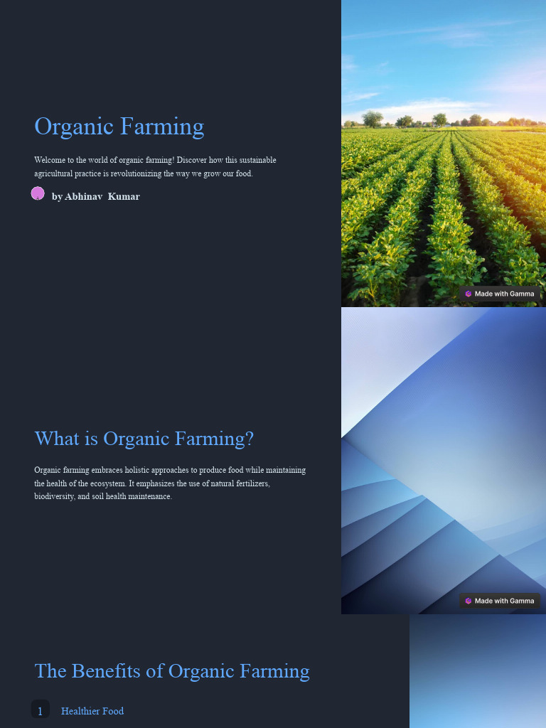 Organic Farming | Download Free PDF | Organic Farming | Agriculture