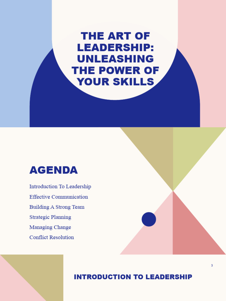 The Art of Leadership 22bcon 689 | PDF | Leadership | Conflict Resolution