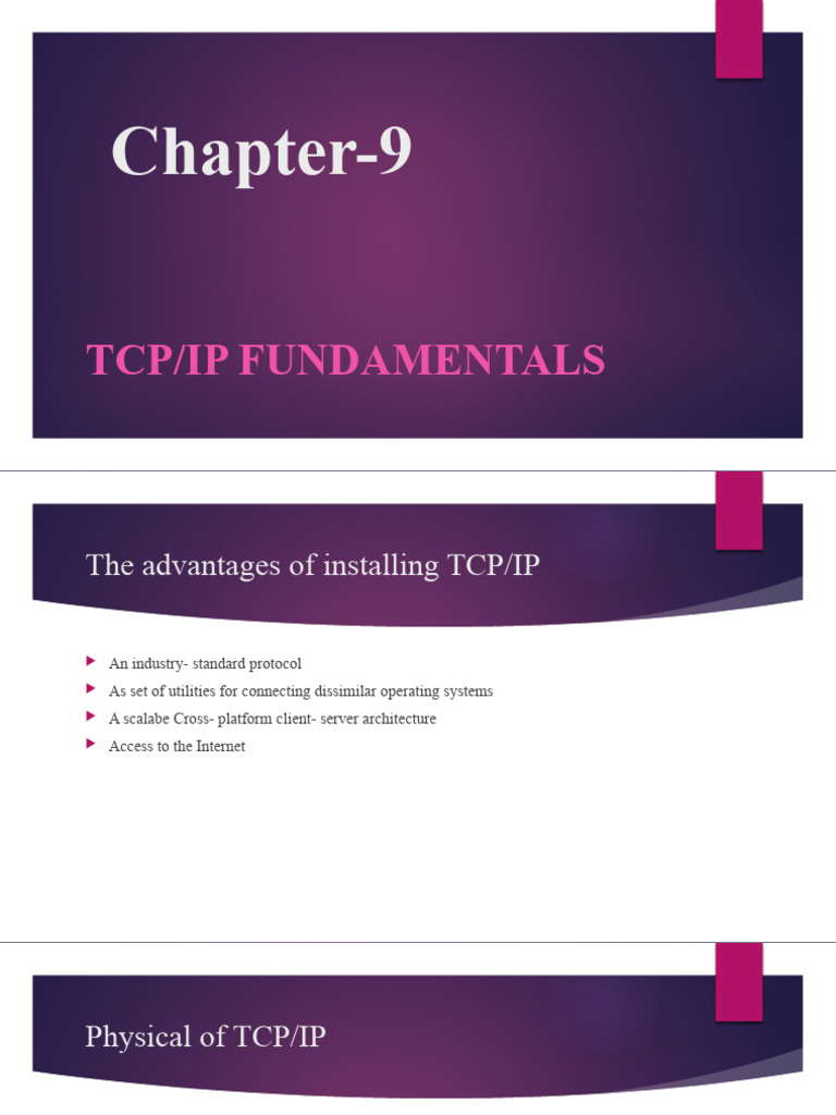 TCP/IP Fundamentals and Network Layers | PDF