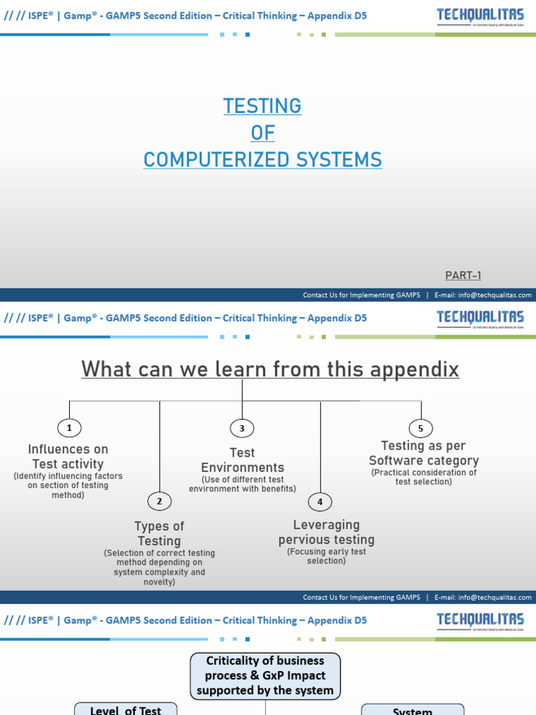 Testing of CSV | PDF | Risk | Critical Thinking