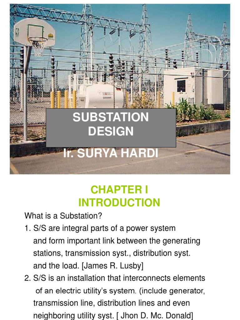 Chapter 1. | PDF | Electrical Substation | Electric Power Distribution