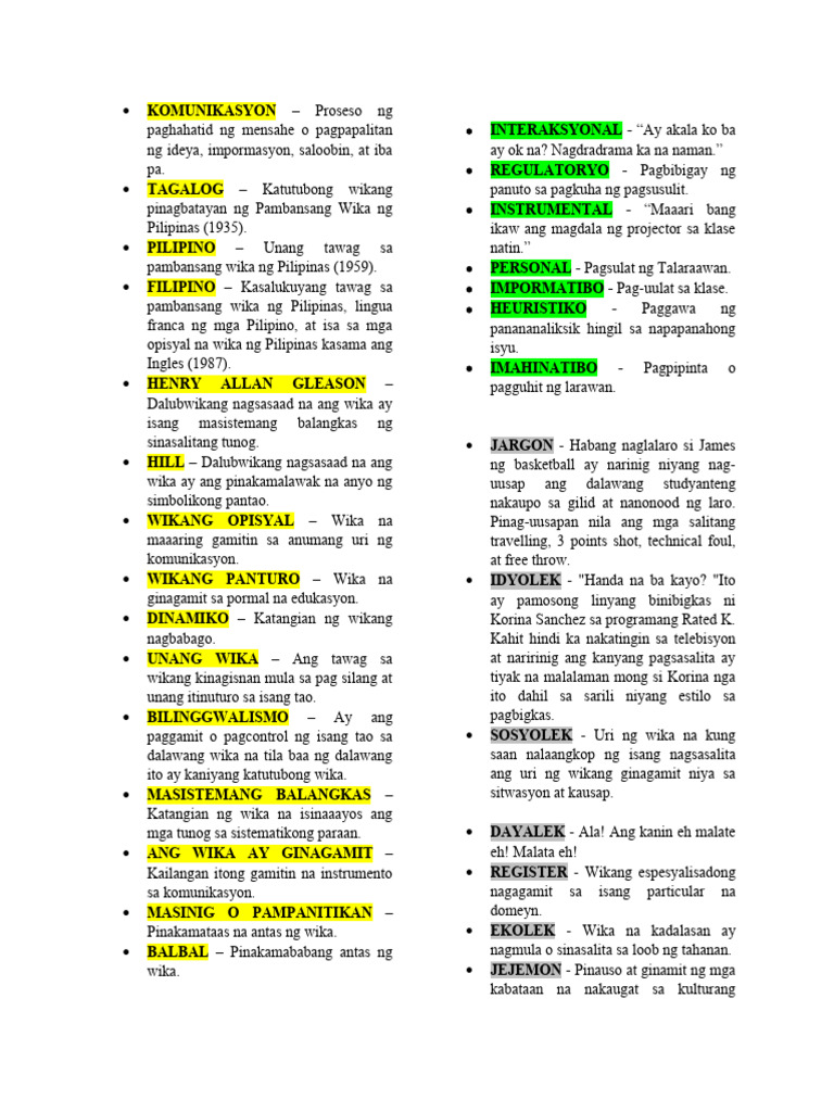 Kompan Q1 Reviewer | PDF