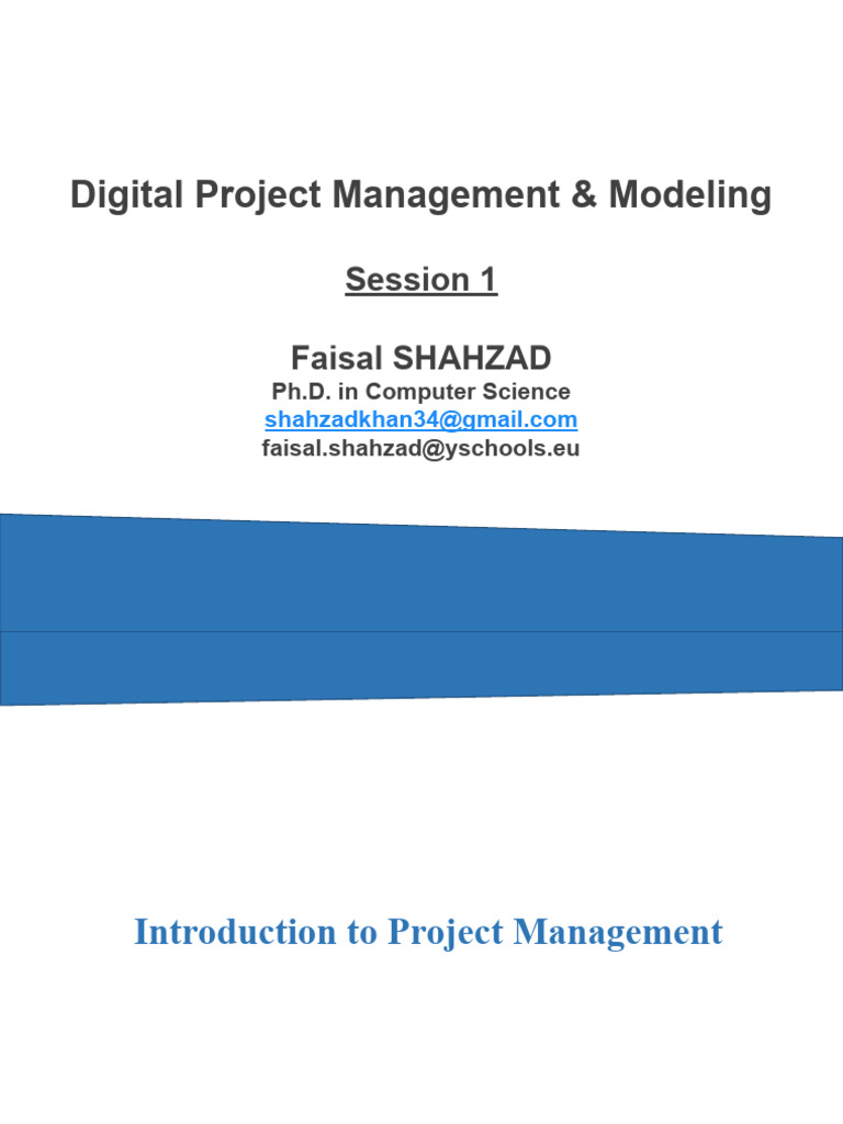Project Management-Session 1. | Download Free PDF | Scrum (Software ...