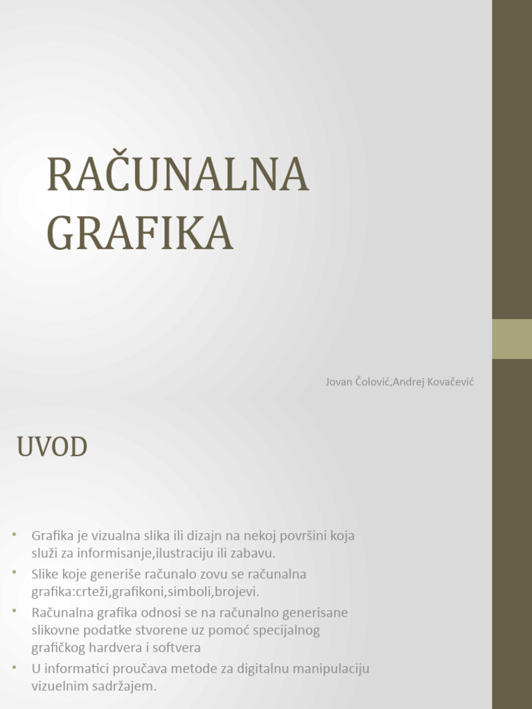 Računalna Grafika | PDF