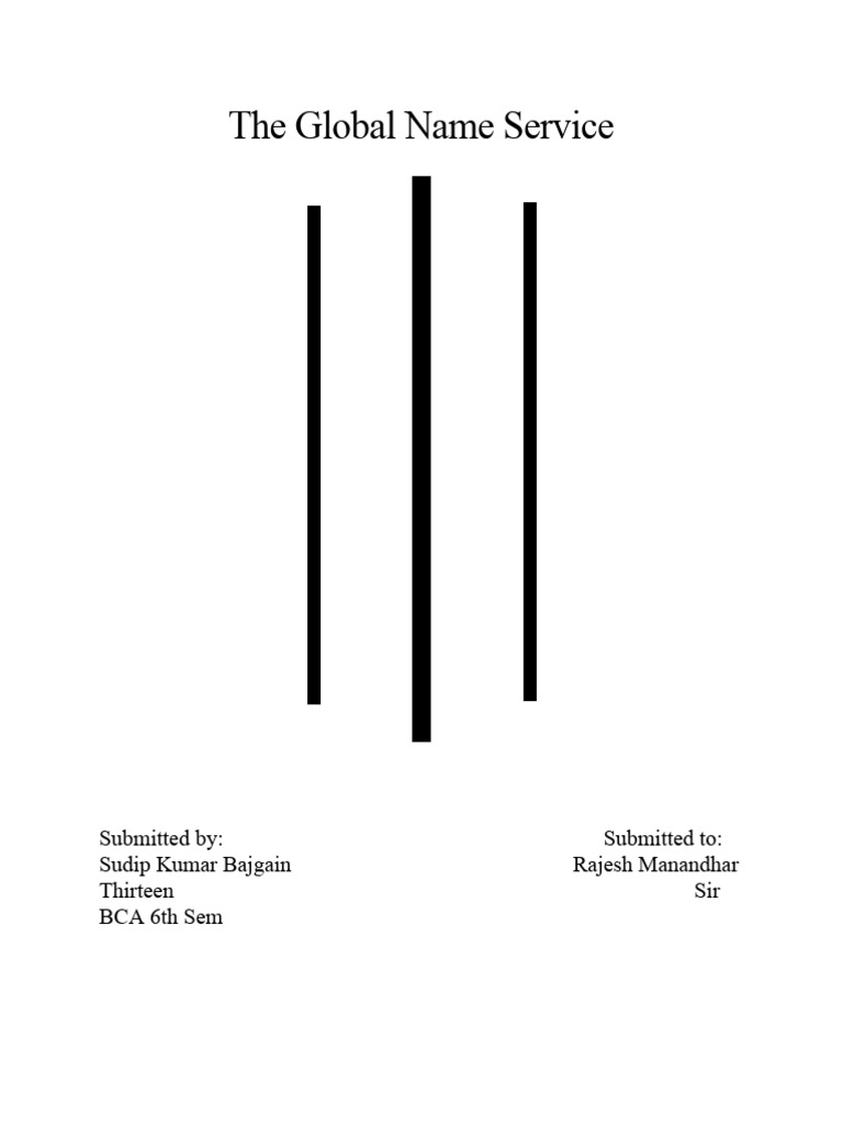 The Global Name Service | PDF | Databases | File System