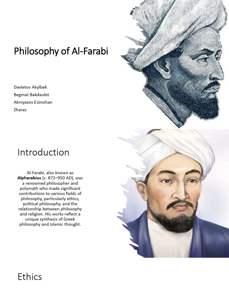 PH - Al Farabi | PDF | Islamic Philosophy | Virtue