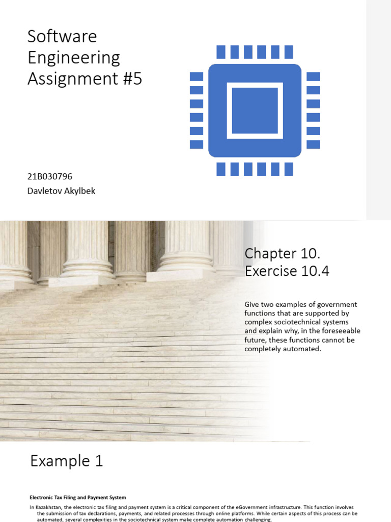 Software Engineering - Assignment #05 Davletov Akylbek | PDF ...