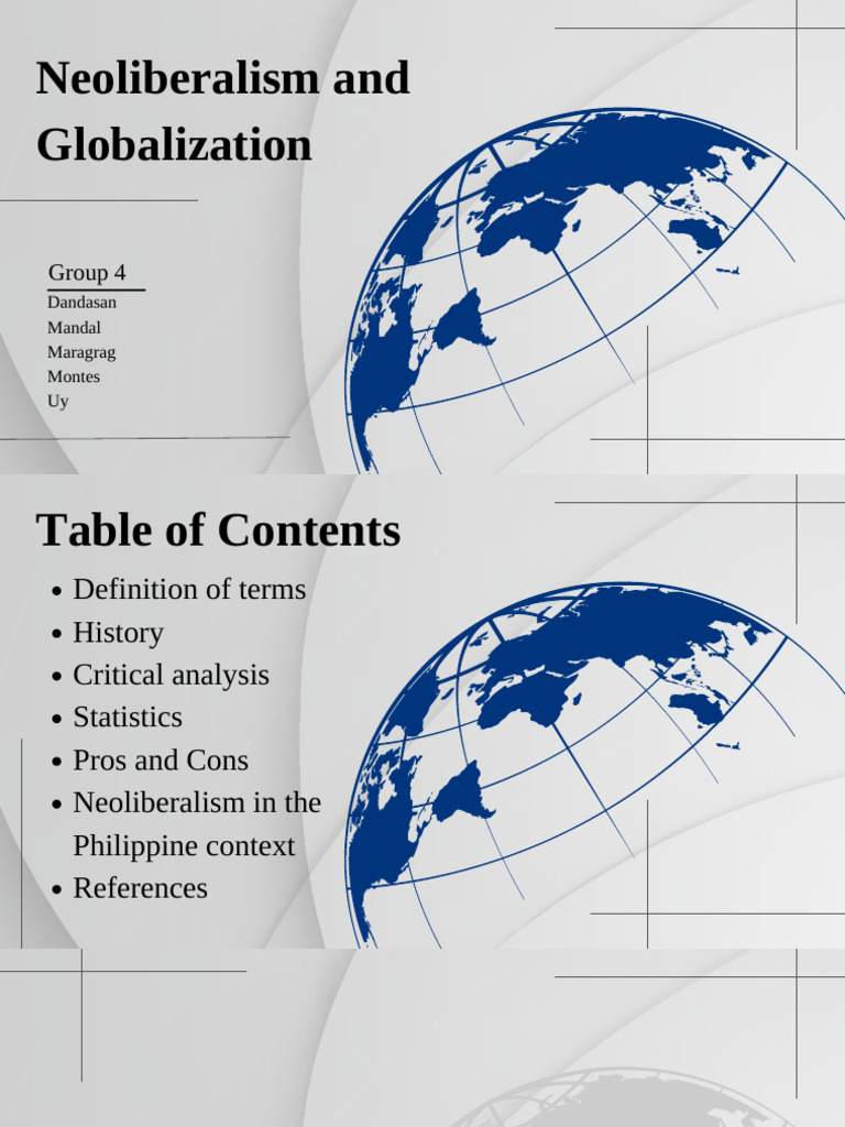 NEOLIBERALISM | PDF | Neoliberalism | Economic Inequality