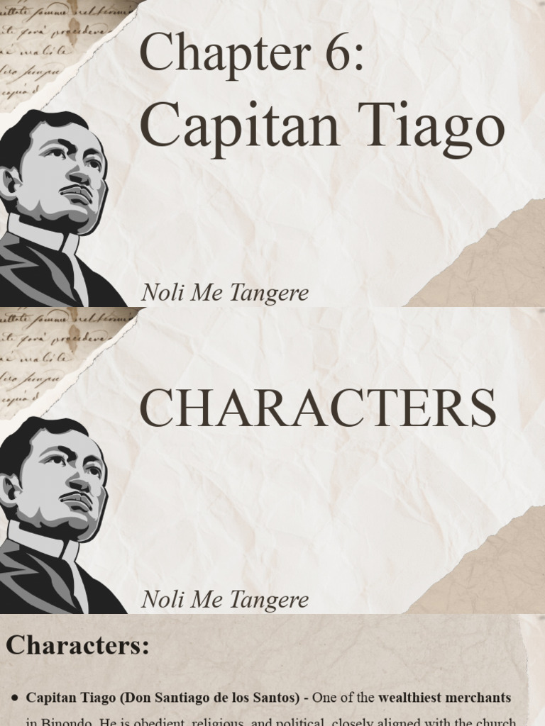 Chapter 6 - Kapitan Tiago | PDF | Novels Based On Actual Events ...