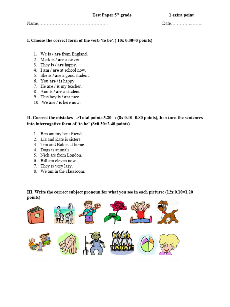2 Test 5th Grade | PDF