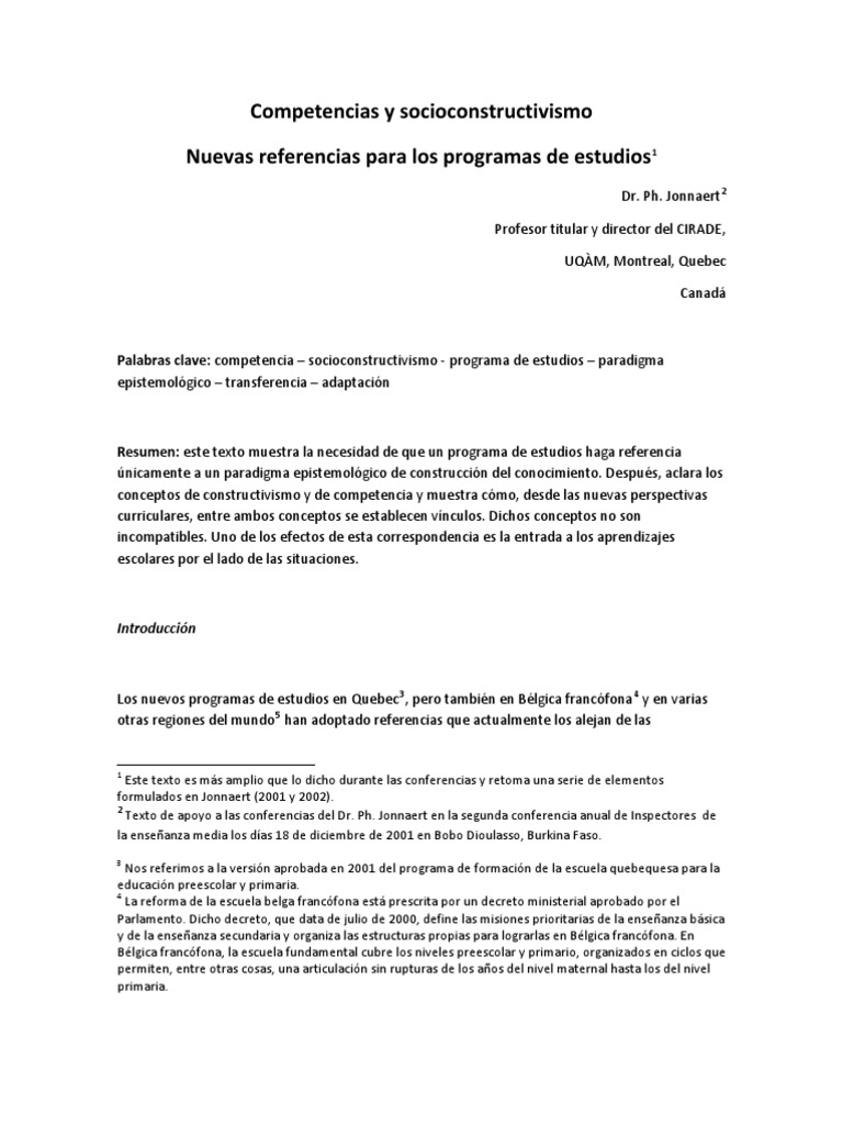 SOCIOCONSTRUCTIVISMO | PDF | Constructivismo (filosofía de la educación ...