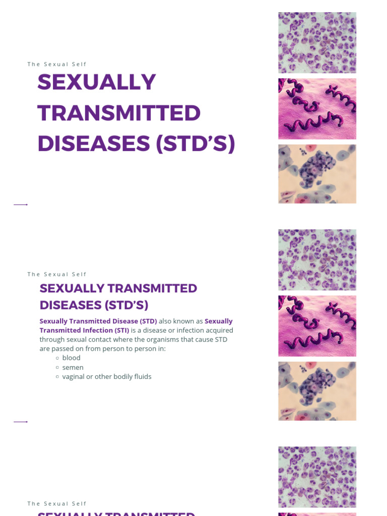 Sexually Transmitted Diseases STD | PDF | Sexually Transmitted ...