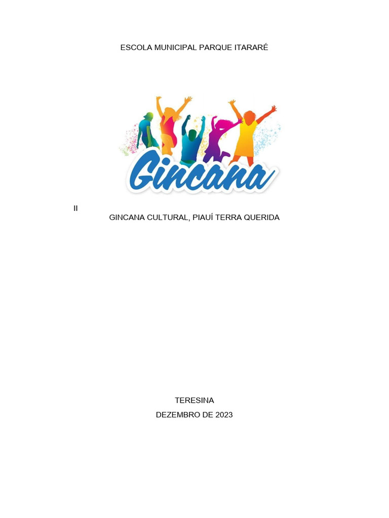 Cronograma Gincana | PDF