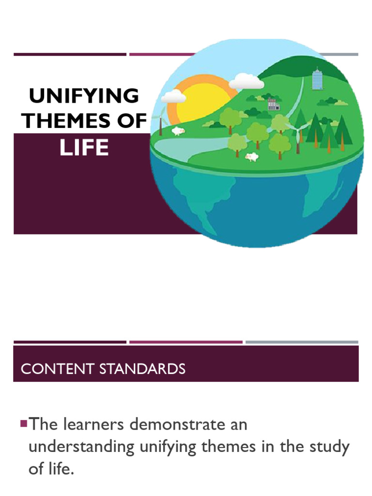 Unifying Themes of Life | PDF | Evolution | Organisms