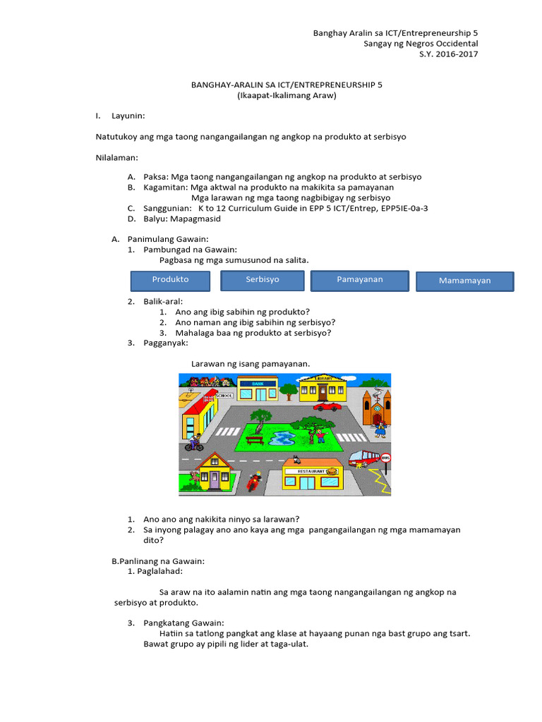 1.3 Ict 5 Lesson Plan | PDF