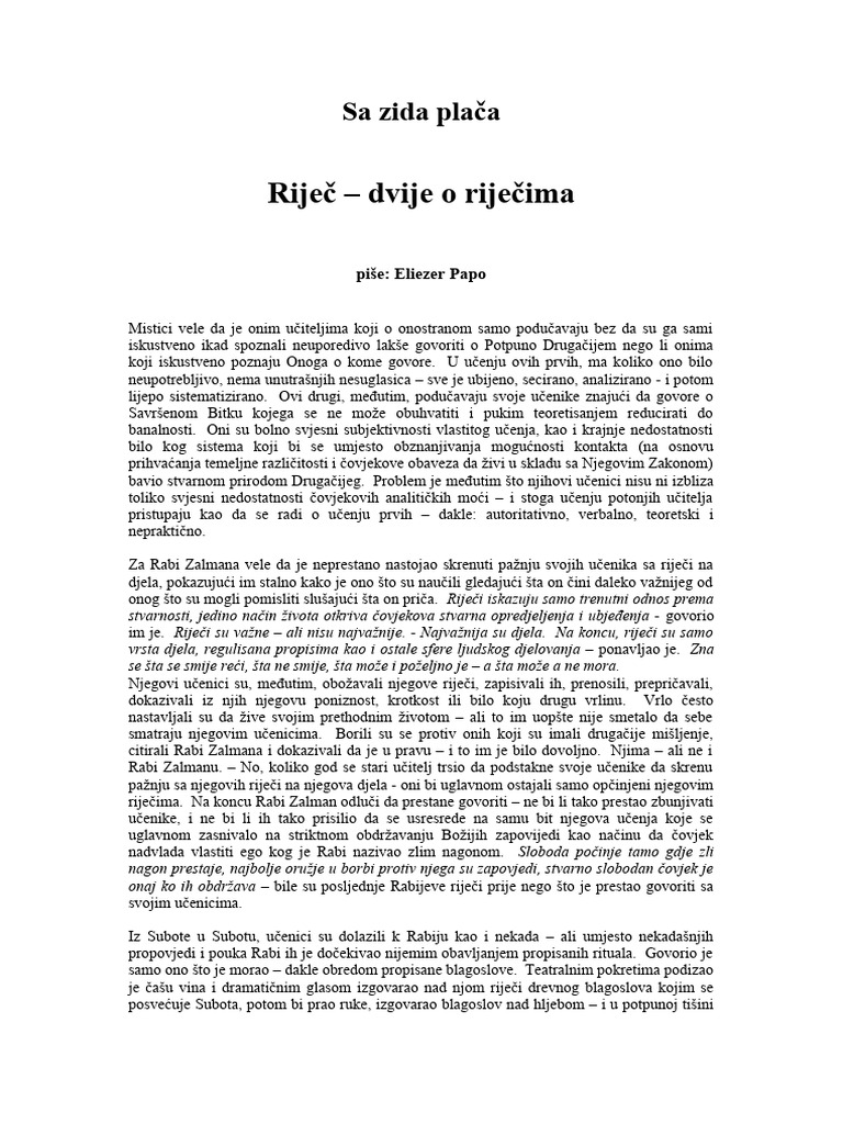 Bih Dani 20 | PDF