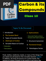 Class 10 - Carbon and Its Compounds | PDF | Chemical Bond | Carbon