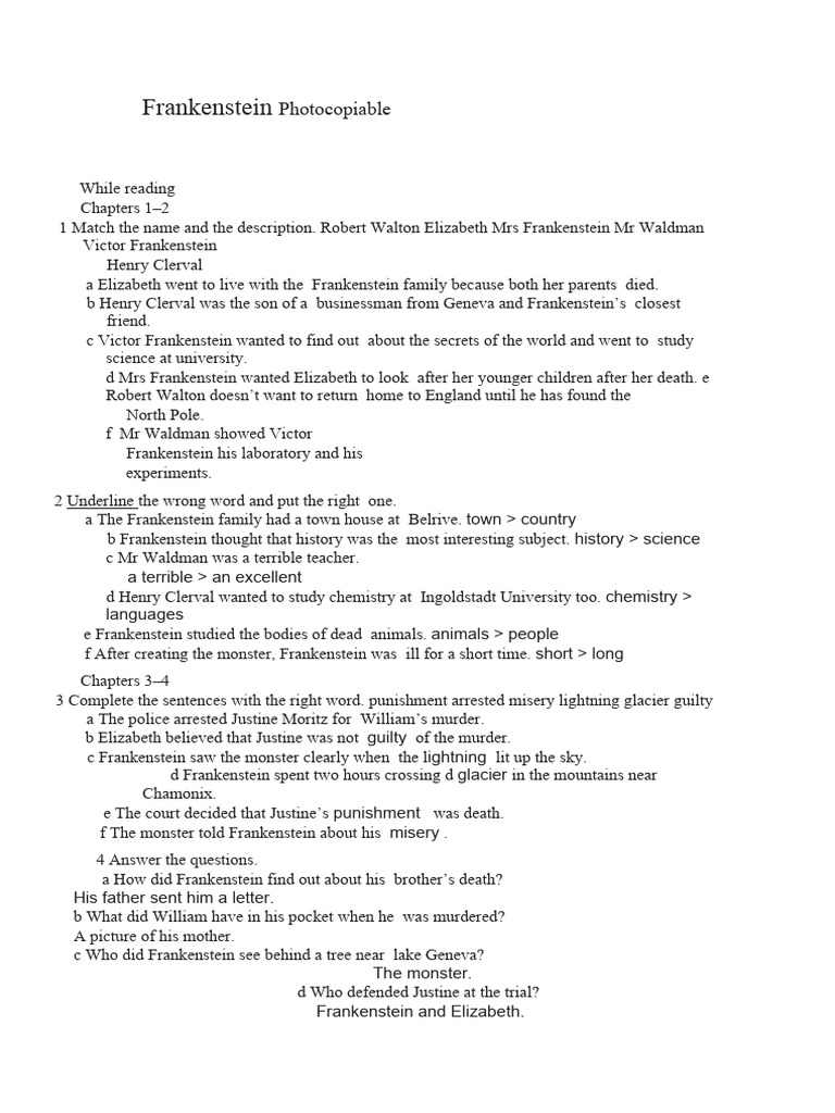 Frankenstein | PDF | Frankenstein