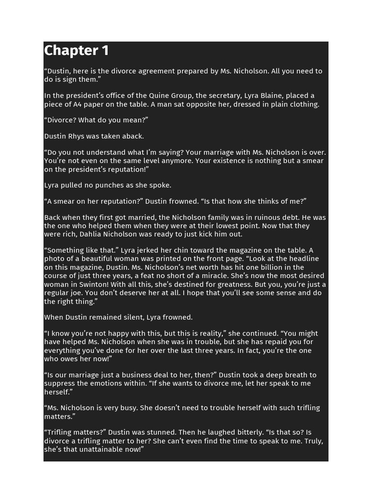 An Understated Dominance ch1 | PDF