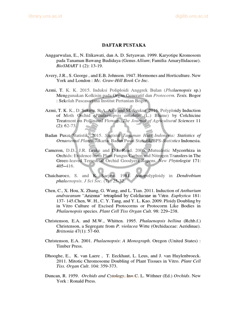 Induksi Poliploidi Anggrek Bulan | PDF | Organisms | Plants