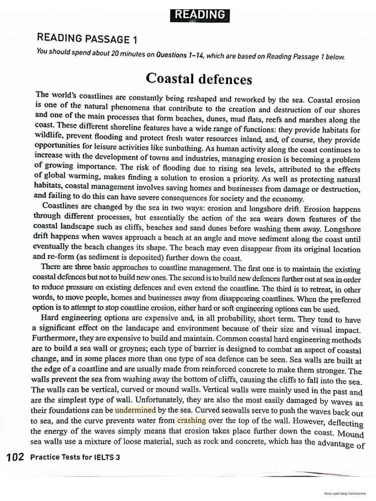 Ielts Reading Practice Test Pdf