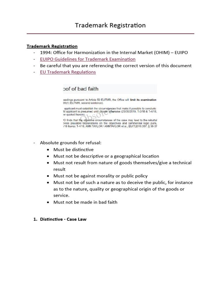 Trademark Registration | PDF | Trademark | Justice