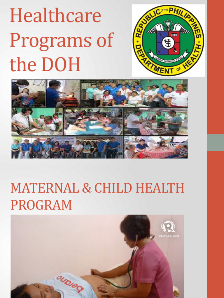 Updated DOH Programs | PDF | Dentistry | Tuberculosis
