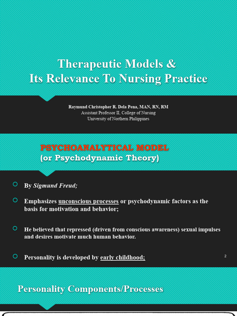 Therapeutic Models | PDF | Unconscious Mind | Psychology