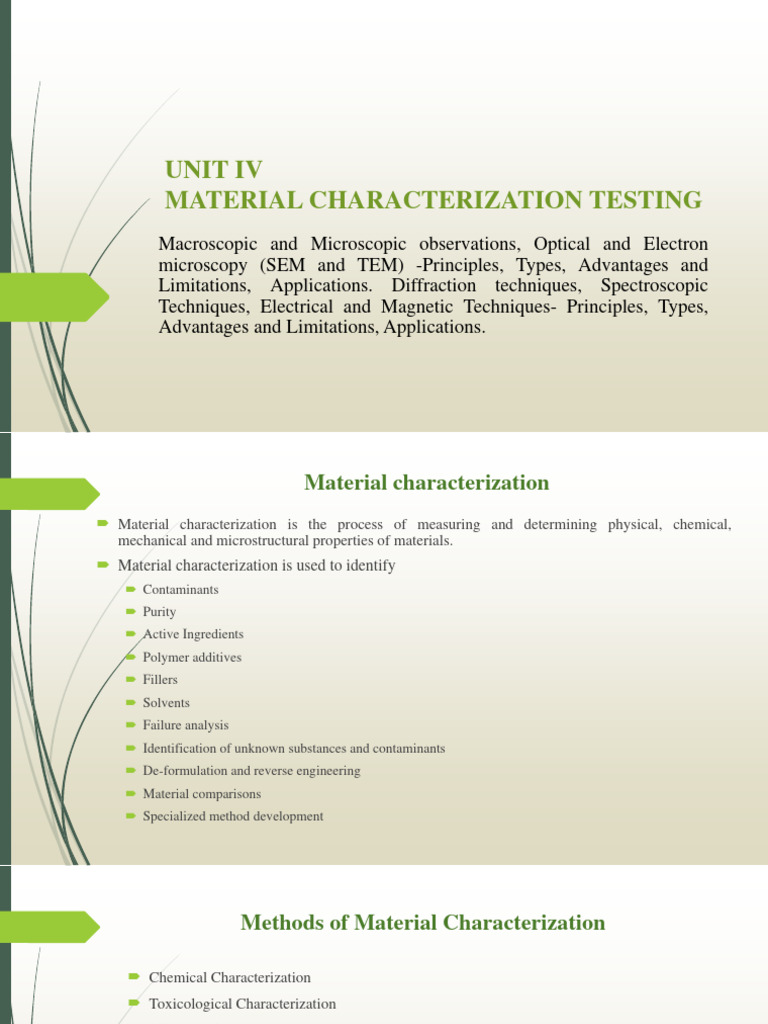 TOM Unit IV | PDF | Spectroscopy | Electromagnetic Radiation